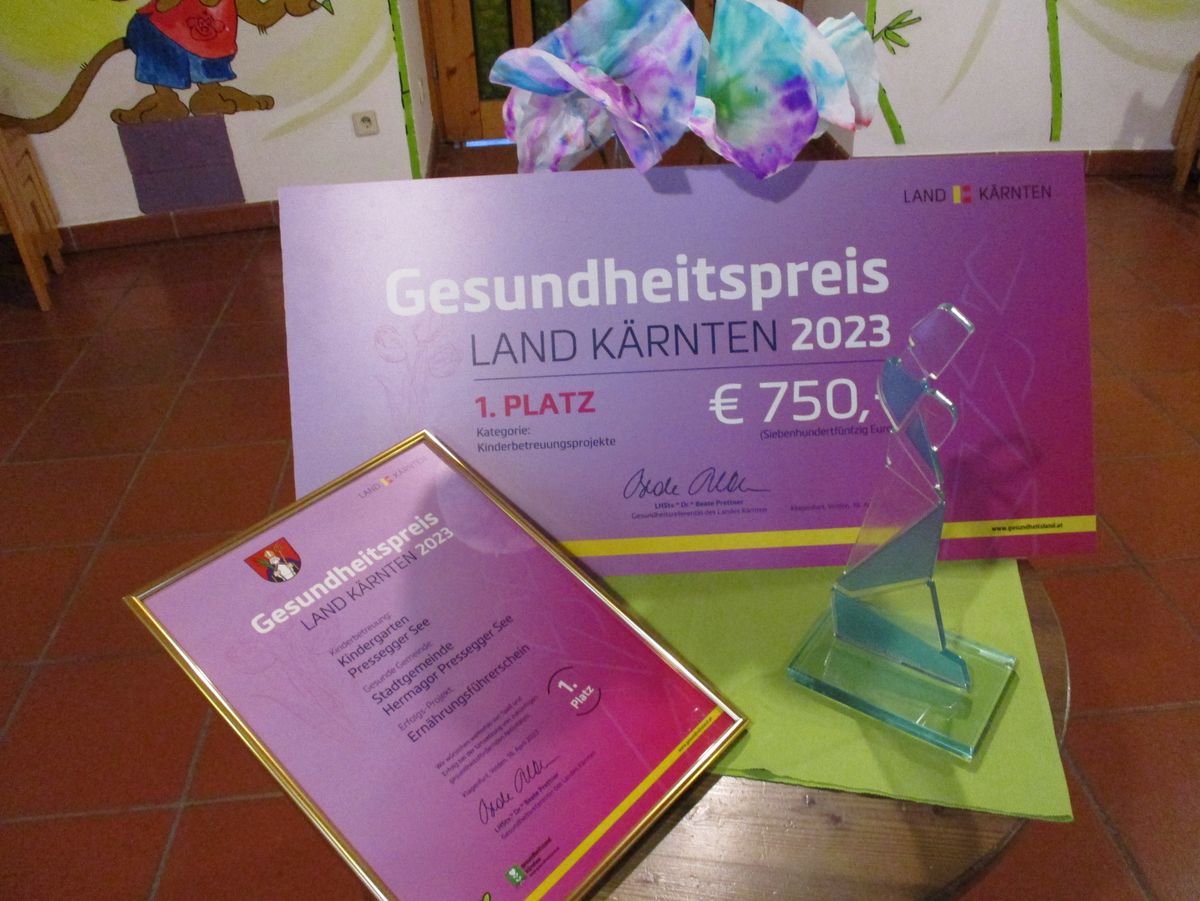Gesundheitspreis 2023!